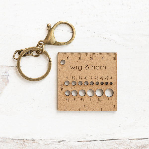 gauge ruler keychain – Quince & Co.