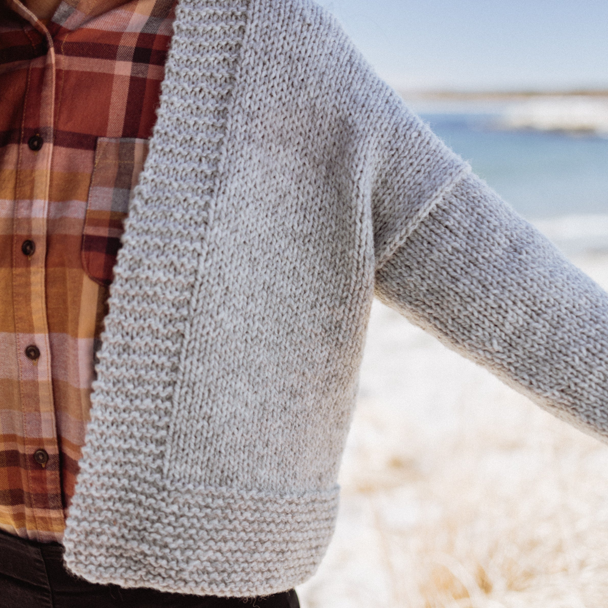 Verglas Sweater Stone Wool Knitting Pattern – Quince & Co.