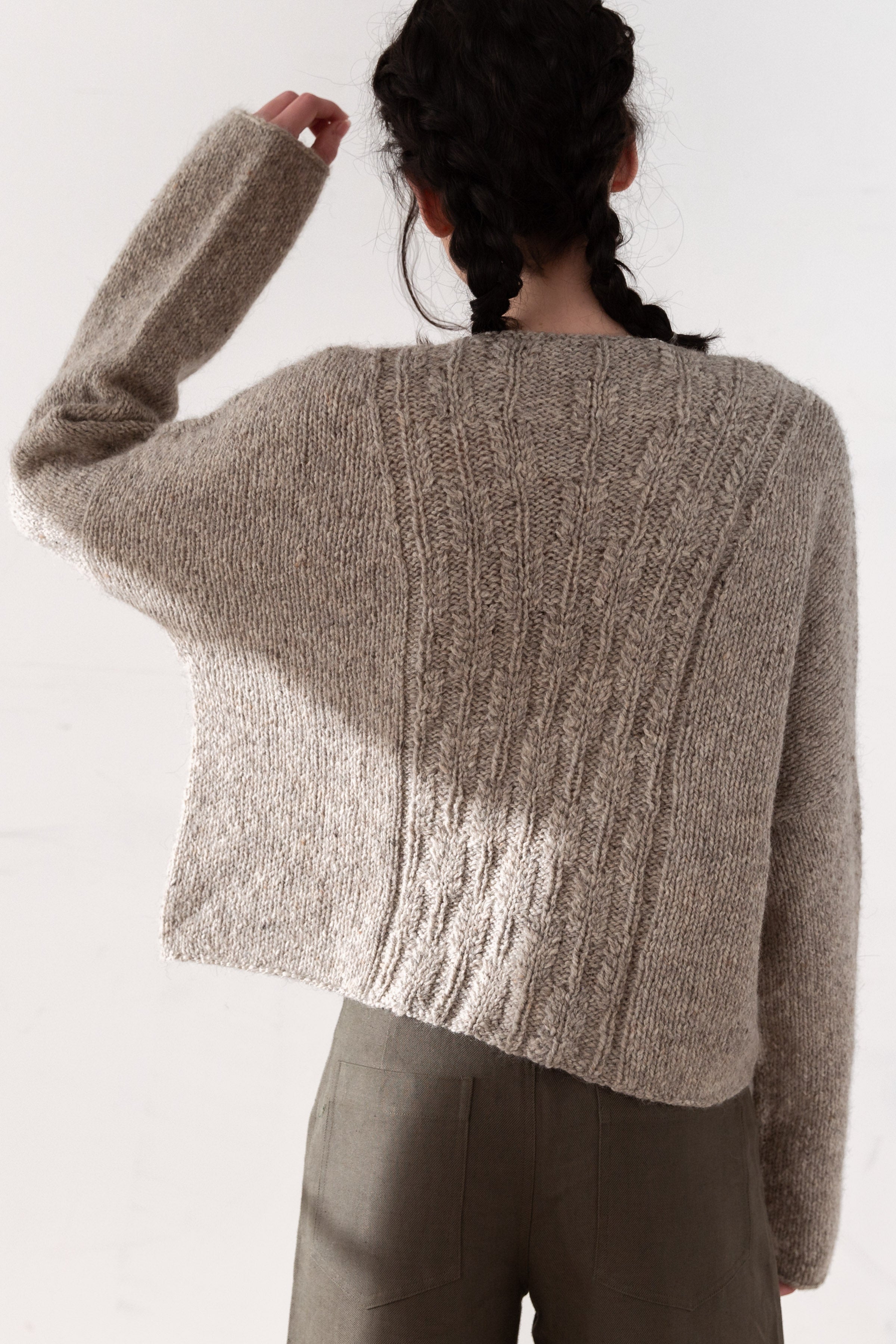 sumac pullover sweater knitting pattern – Quince & Co.