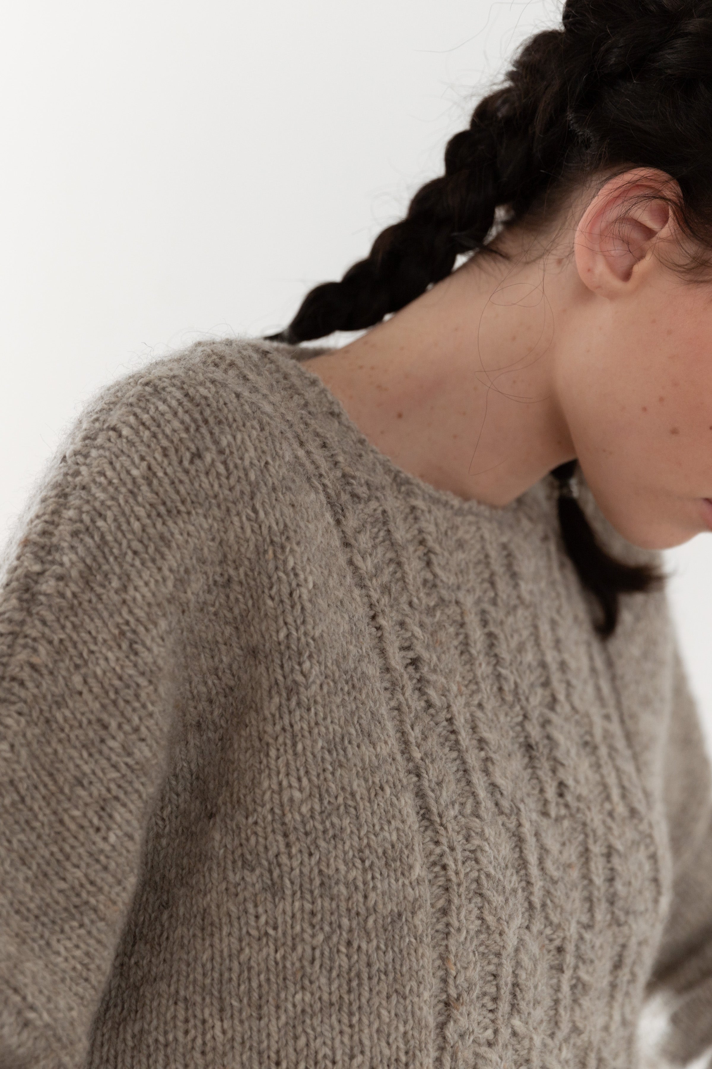 sumac pullover sweater knitting pattern – Quince & Co.