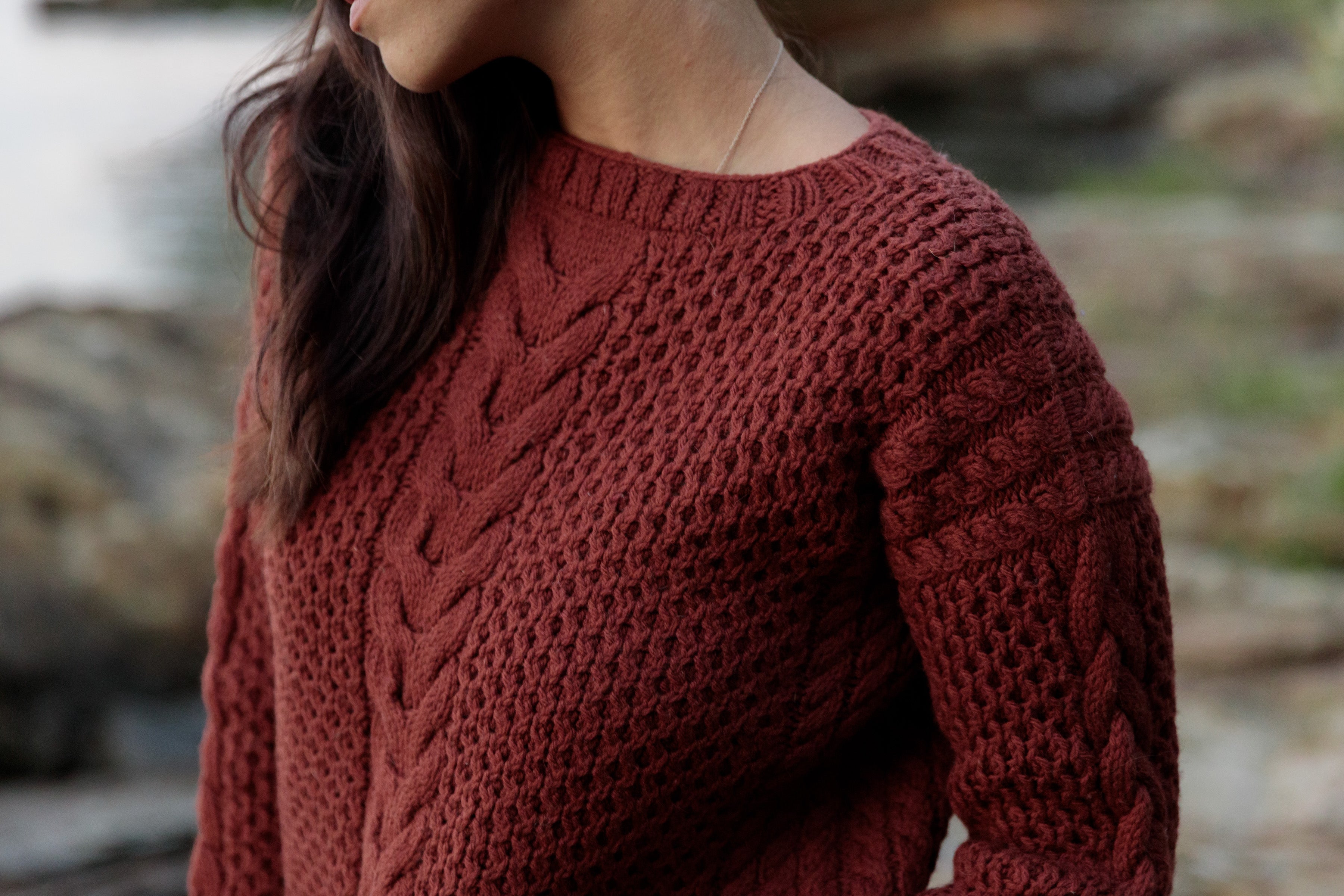 o'dell sweater knitting pattern – Quince & Co.