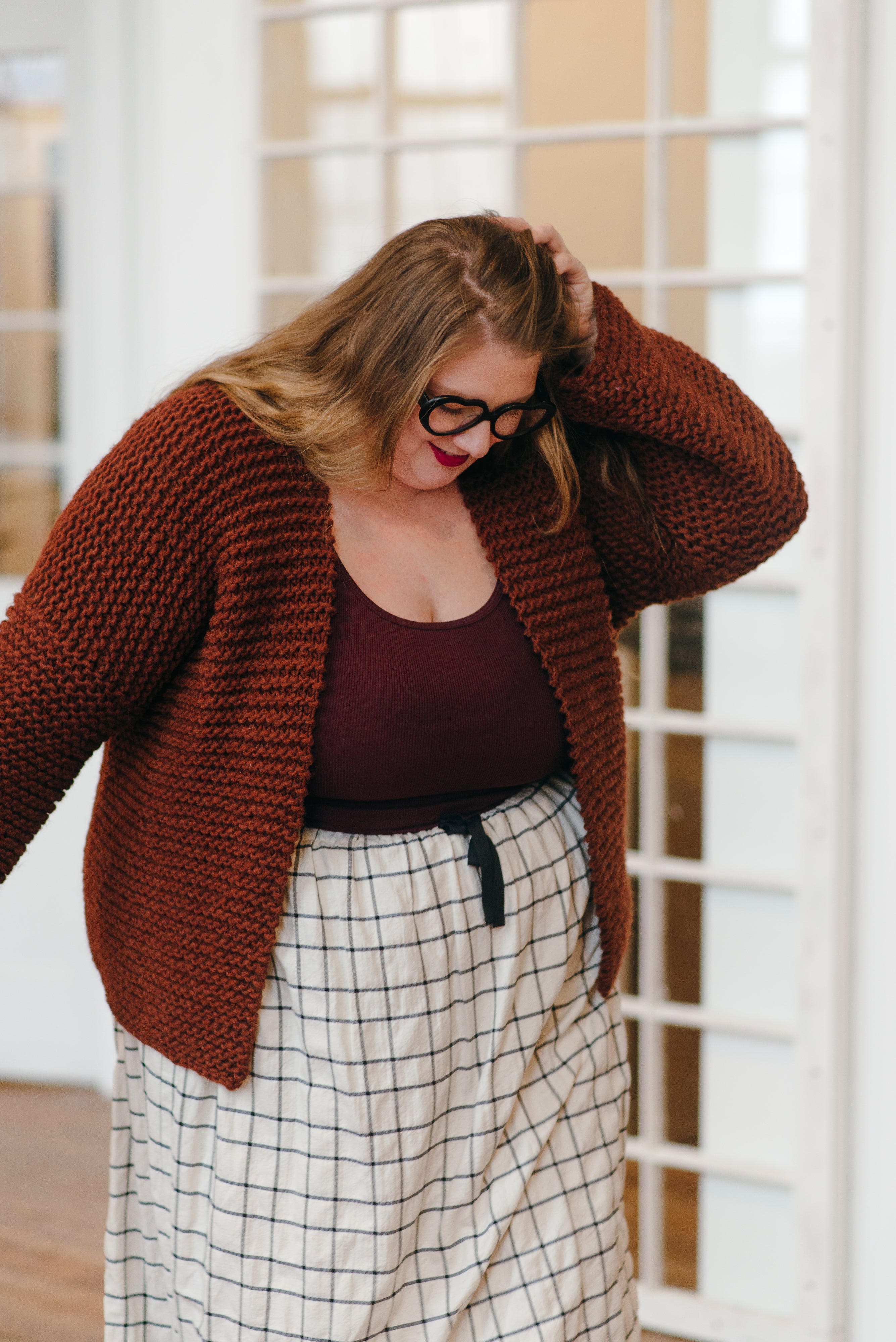 The Rectangle Project #3 / Cardigan Beginner Knitting Pattern – Quince ...