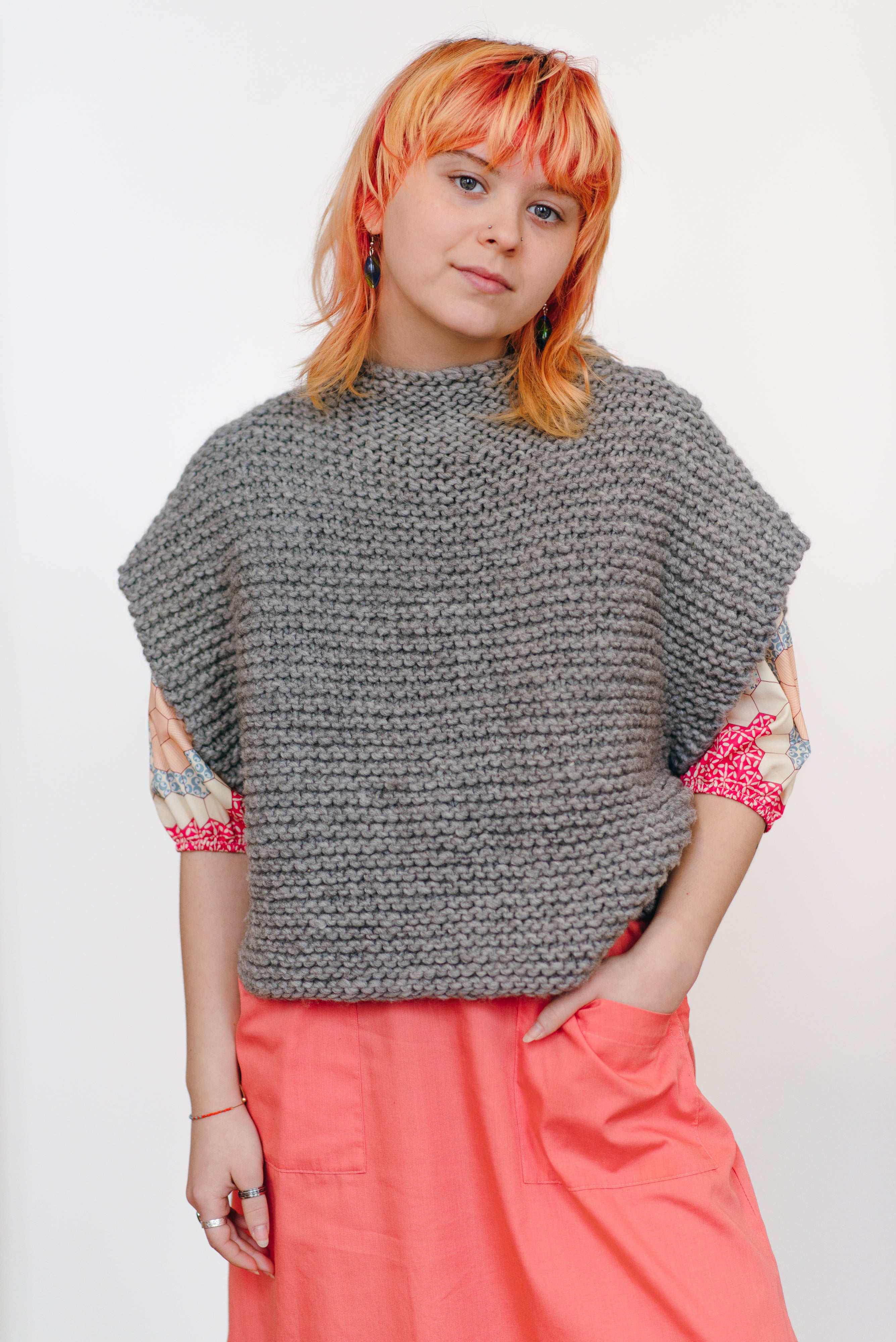 The Rectangle Project #7 / Rib Warmer Beginner Knitting Pattern ...