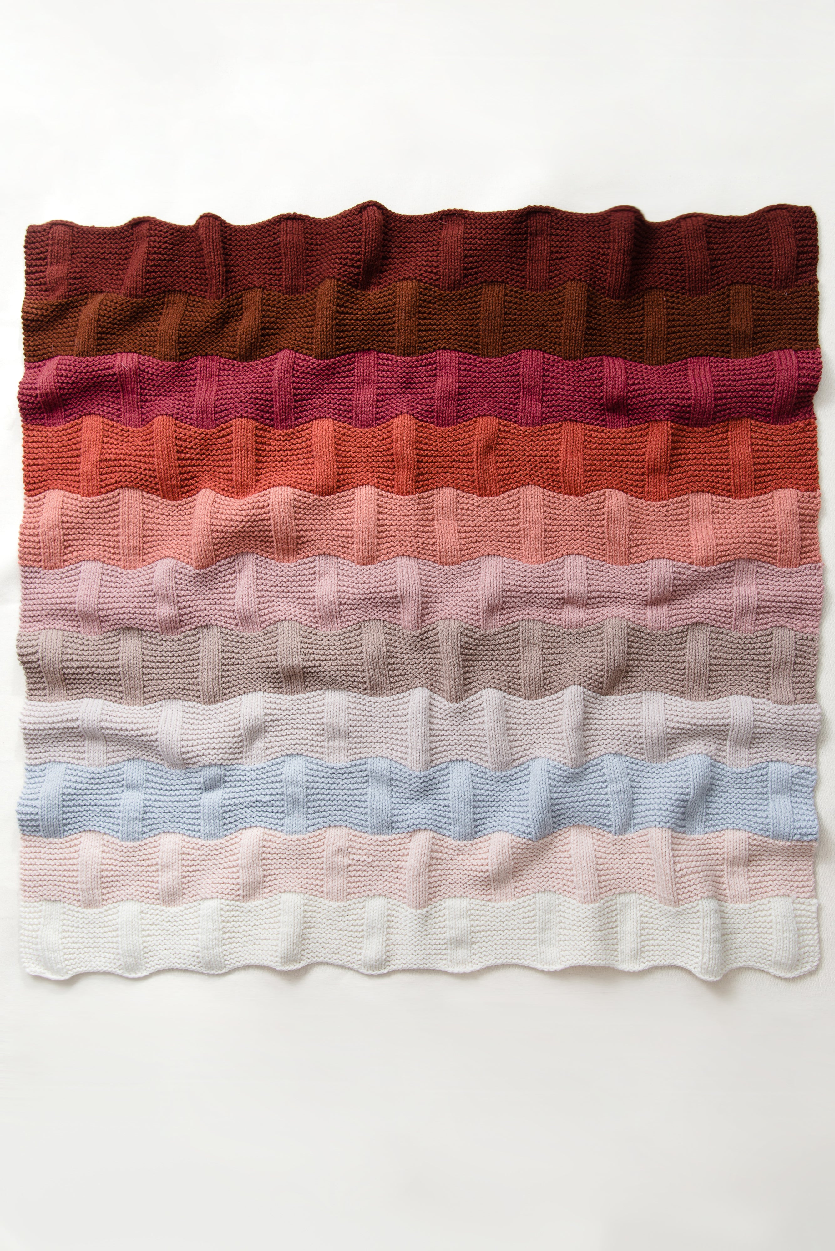 Skipping Stones Blanket Knitting Pattern by Elizabeth Brassard – Quince ...