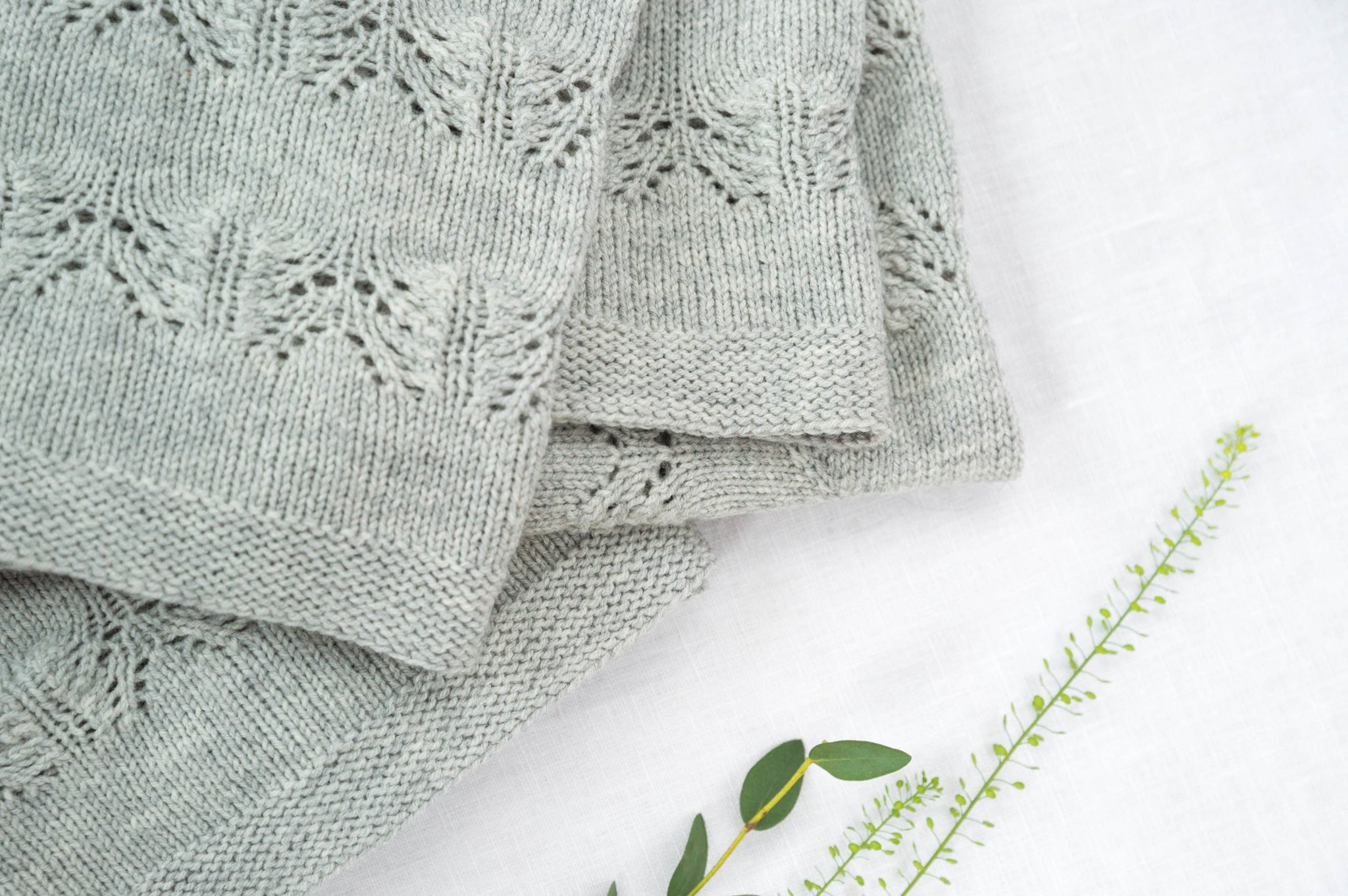 bud blanket knitting pattern – Quince & Co.