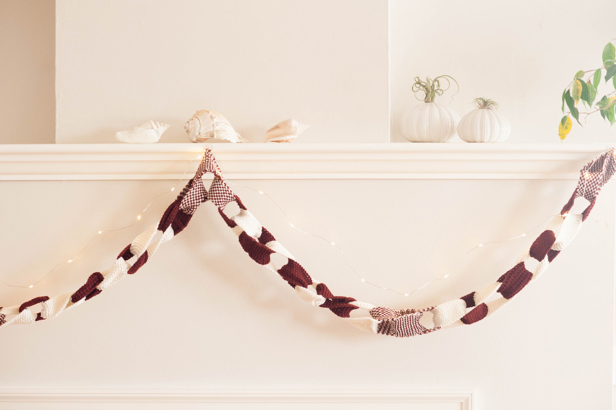 paper chain garland knitting pattern – Quince & Co.