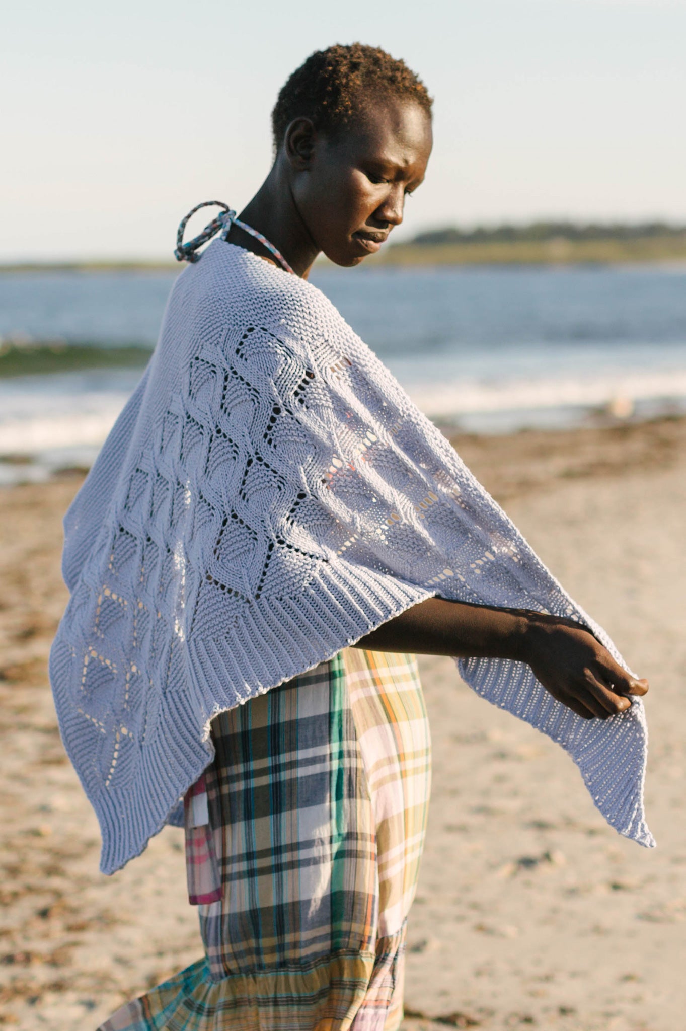 chalice shawl knitting pattern – Quince & Co.