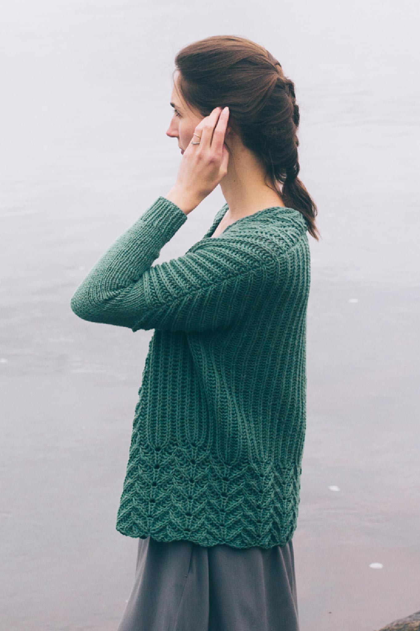 burke cardigan knitting pattern – Quince & Co.