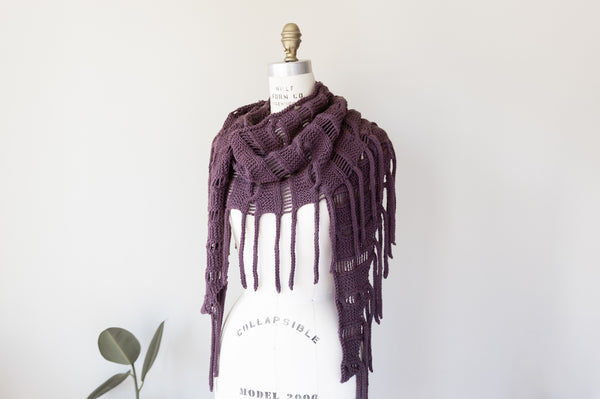 matamata shawl knitting pattern – Quince & Co.